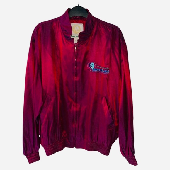Mgm Grand | Jackets & Coats | Vintage Jacket Vegas Mgm Iridescent ...